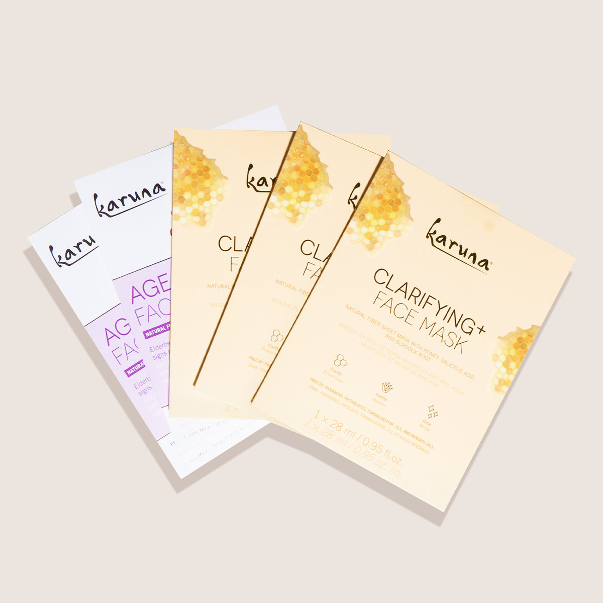 Age Defying and Clarifying Variety Face Mask Set – Karuna Skin